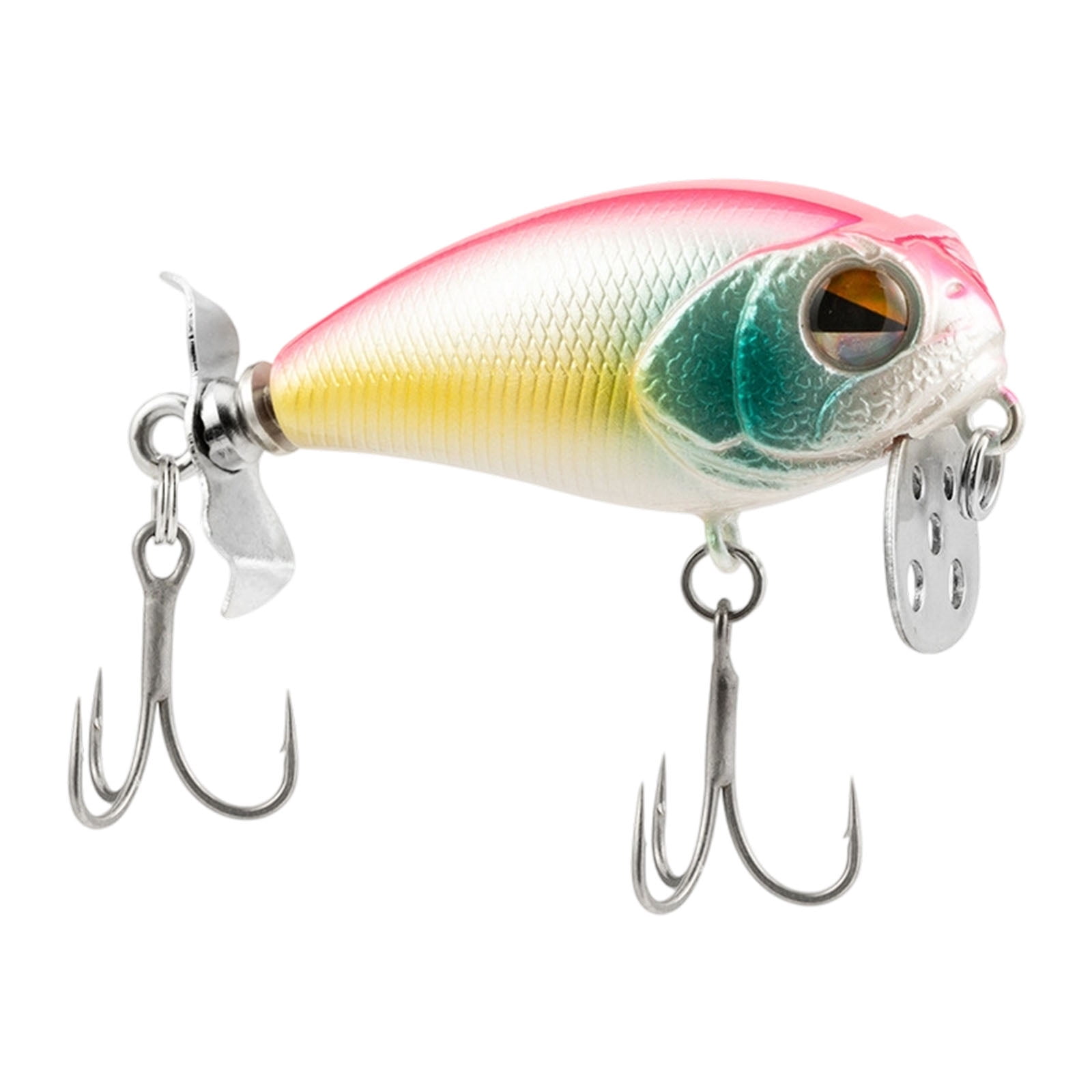 Propellers Fishing Lures With Metal Bubble Baffles and Floating for ...