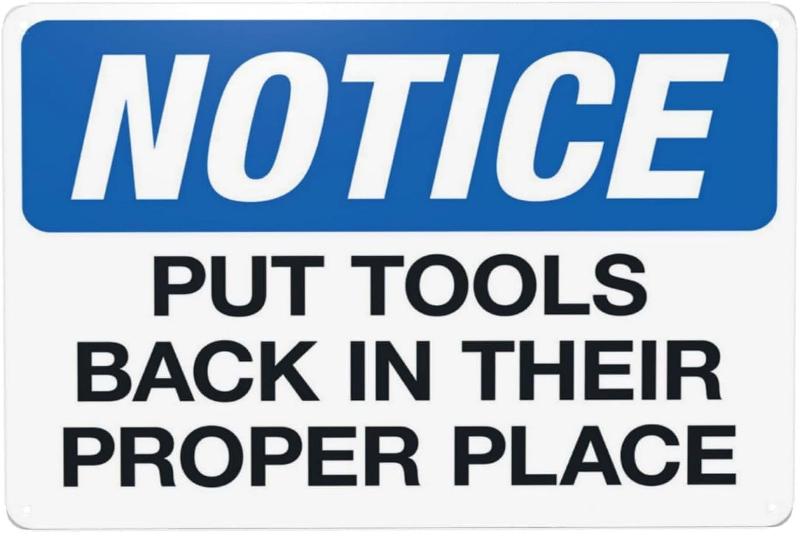 Proper Attire Required Metal Warning Sign, Business Security Tin Signs ...