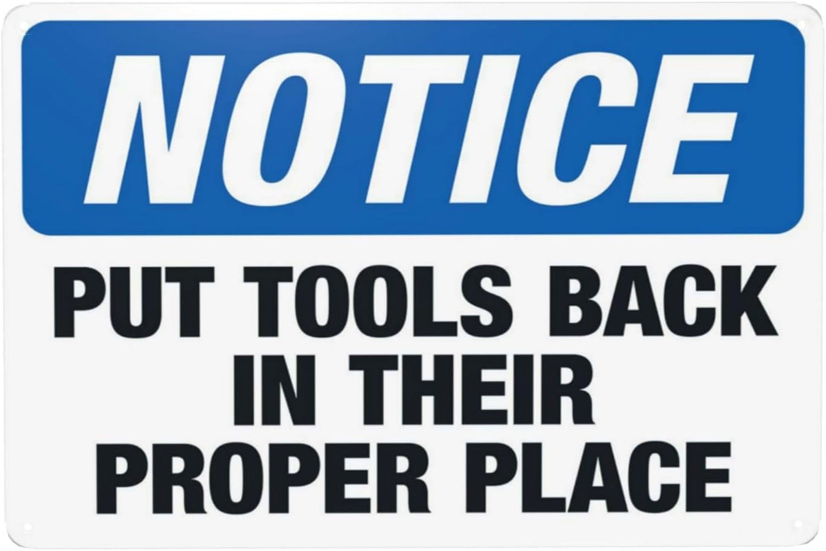 Proper Attire Required Metal Warning Sign, Business Security Tin Signs ...