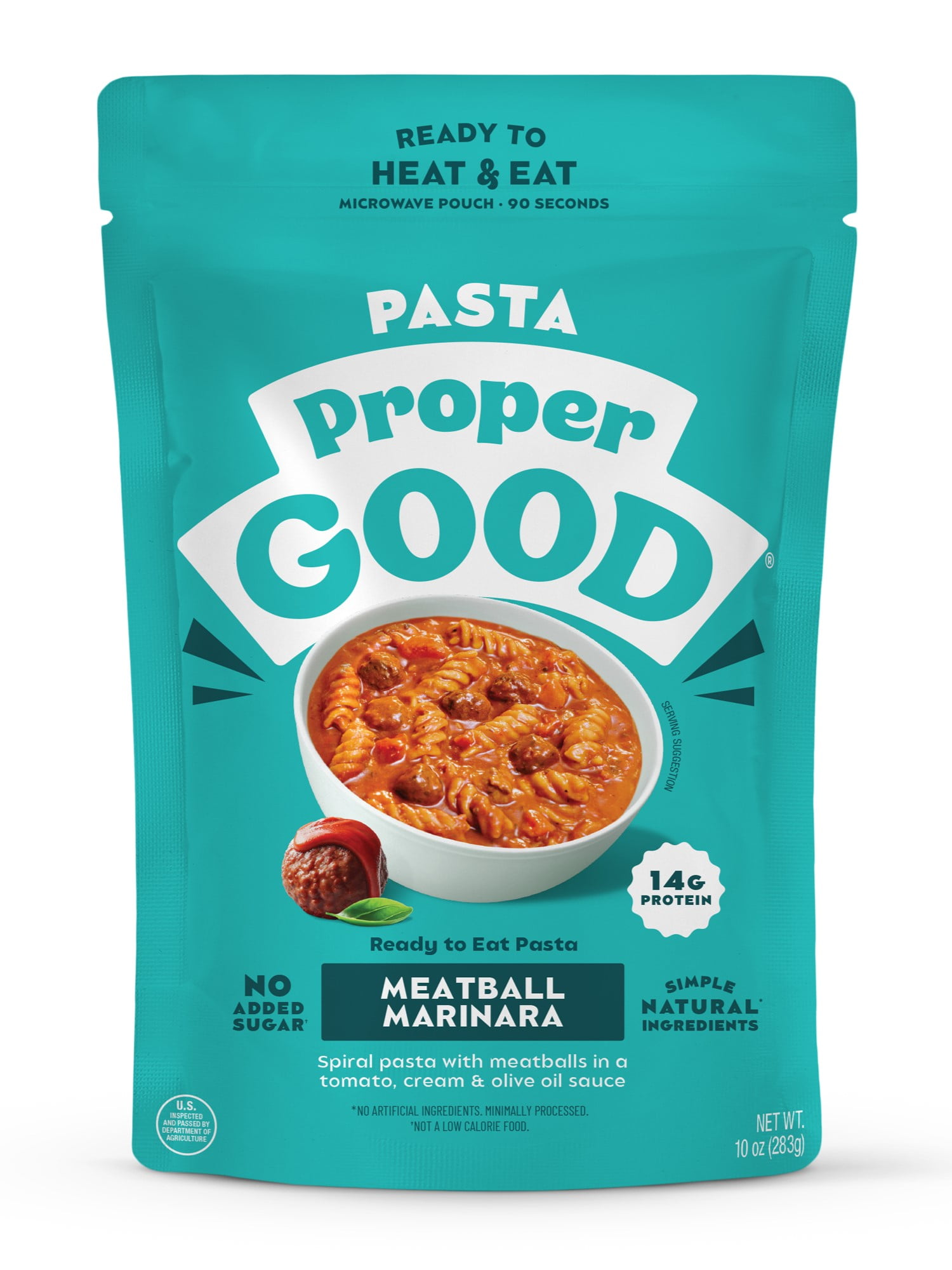 Proper Good Meatball Marinara Ready to Serve Meal, 10 oz, Shelf-Stable ...