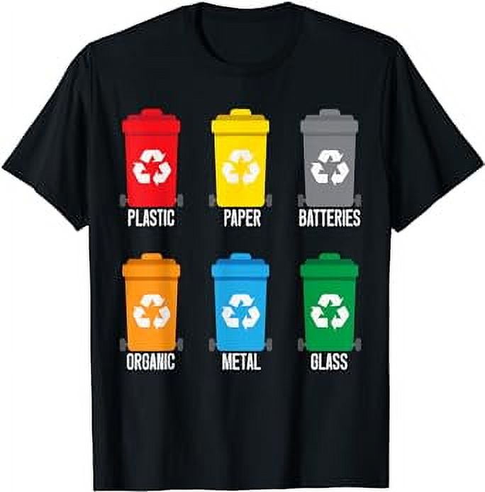 Proper Recycling Waste Management Garbage Collector T-Shirt - Walmart.com