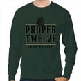 Proper Twelve Irish Whiskey logo Unisex Cotton Sweatshirt - Walmart.com