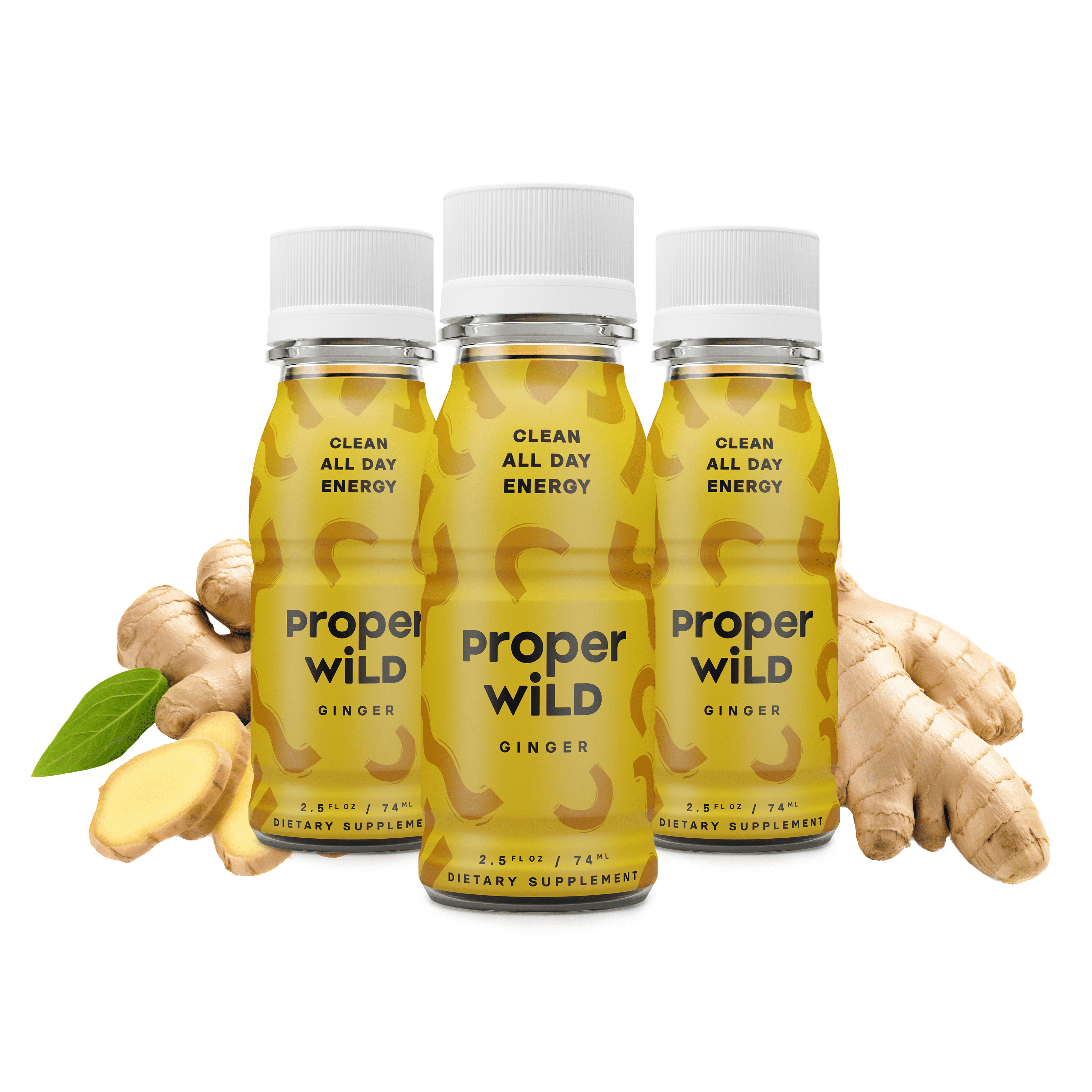 Proper Wild Organic Power Shots, Natural Clean All Day Energy, Ginger ...