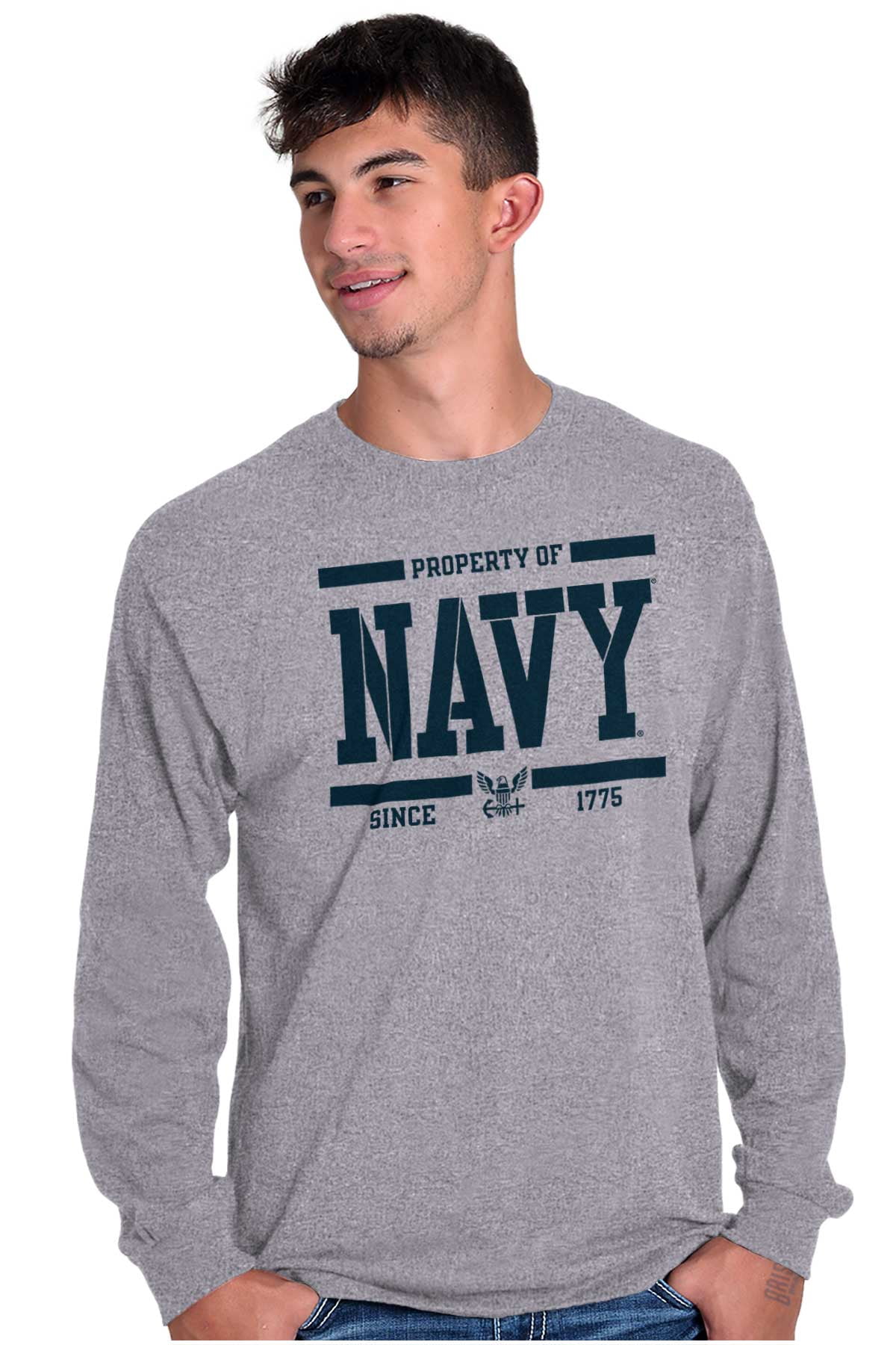 Property of US Navy Military Service Long Sleeve TShirt Men Women ...