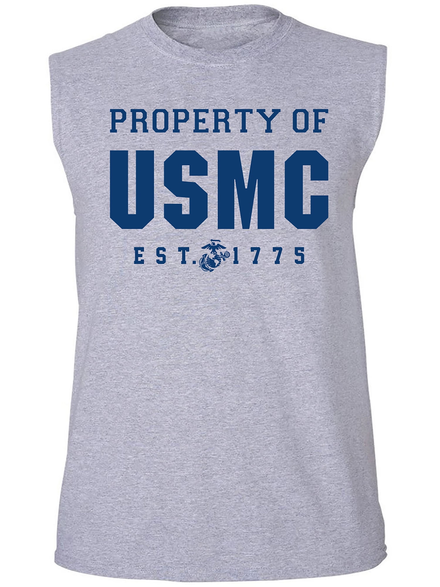 Property of USMC Adult Sleeveless Tee - Walmart.com