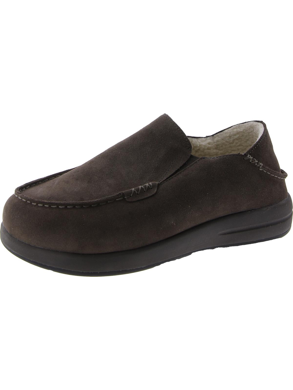 Propet Men's Edsel Slipper Stone Suede - MXX004SSTN - Walmart.com