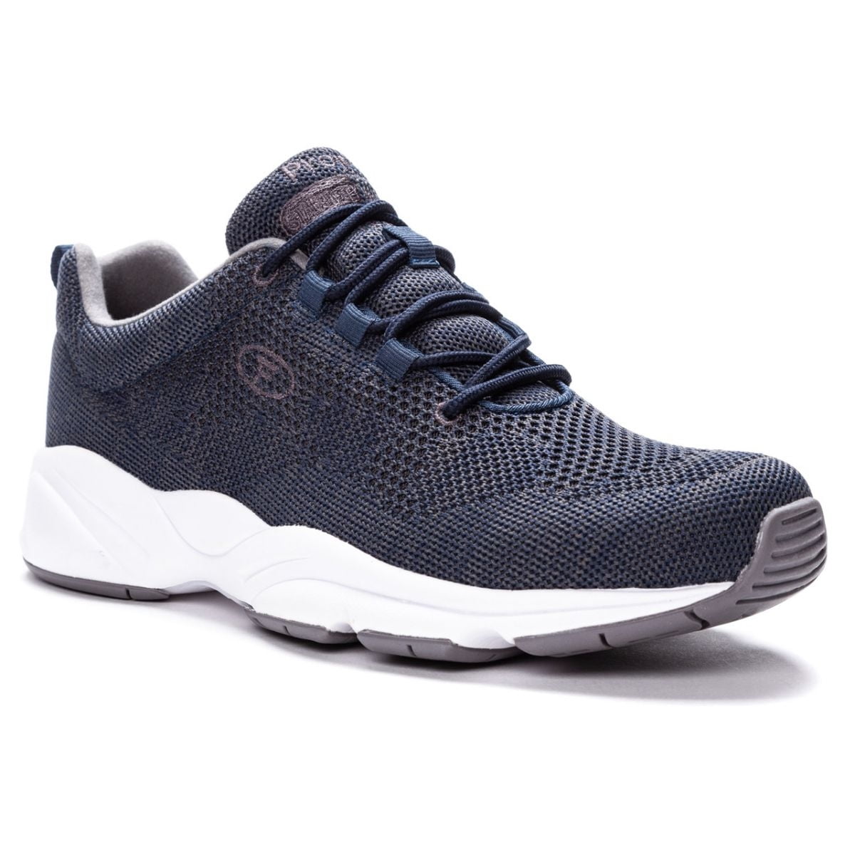 Propet Men's Stability Fly Walking Shoe Navy/Grey - MAA032MNVG NAVY ...