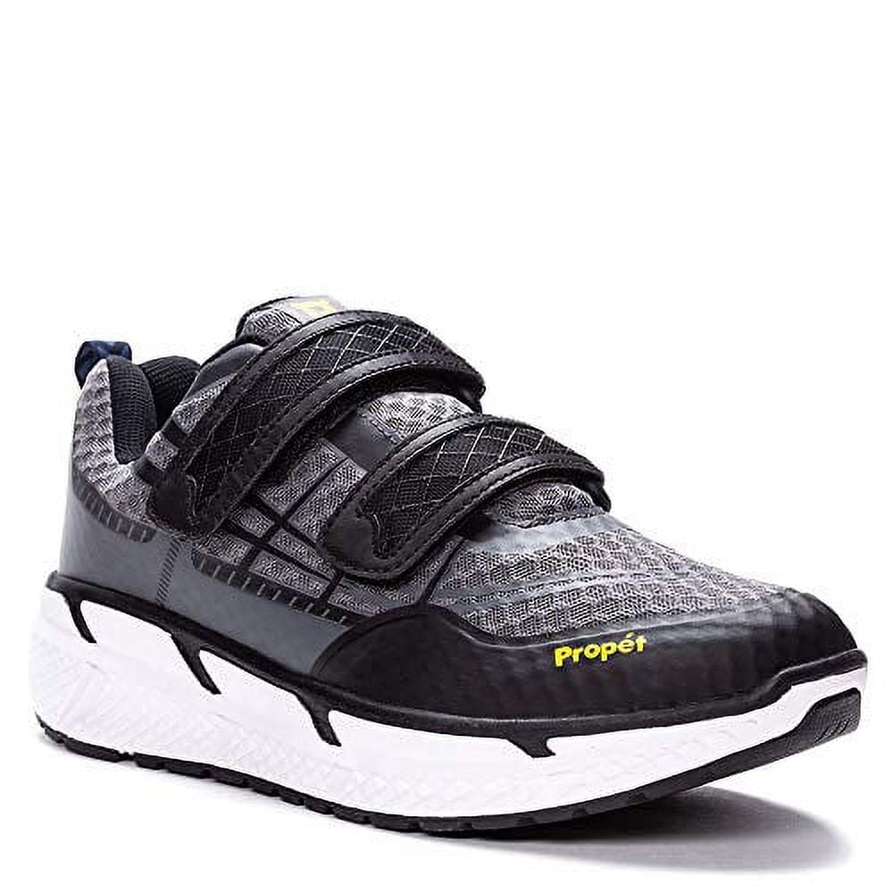 Propet Men's Ultra Strap Athletic Shoe Grey/Black - MAA203MGYB ...