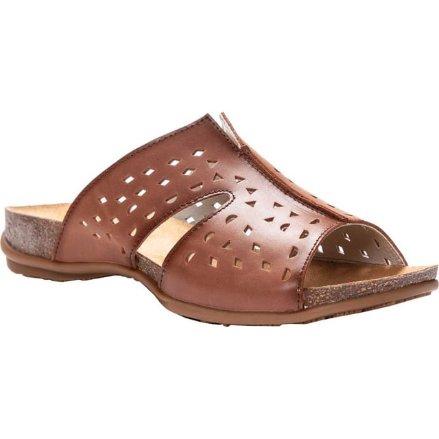 Propet Women's Fionna Slide Sandals Brown - WSX111LBR BROWN - Walmart.com