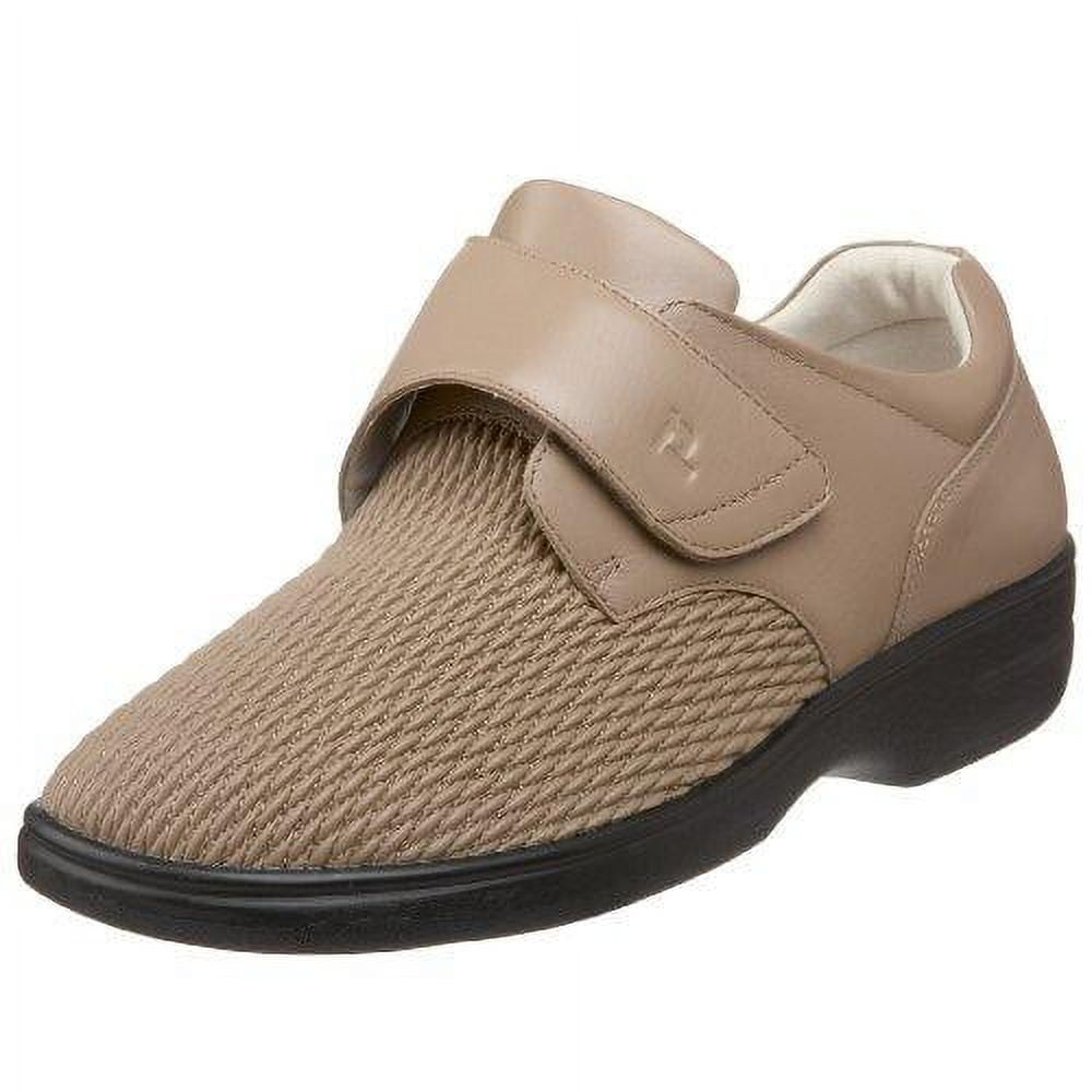 Propet Women's Olivia Loafers Taupe Leather Polyurethane 9.5 4E ...