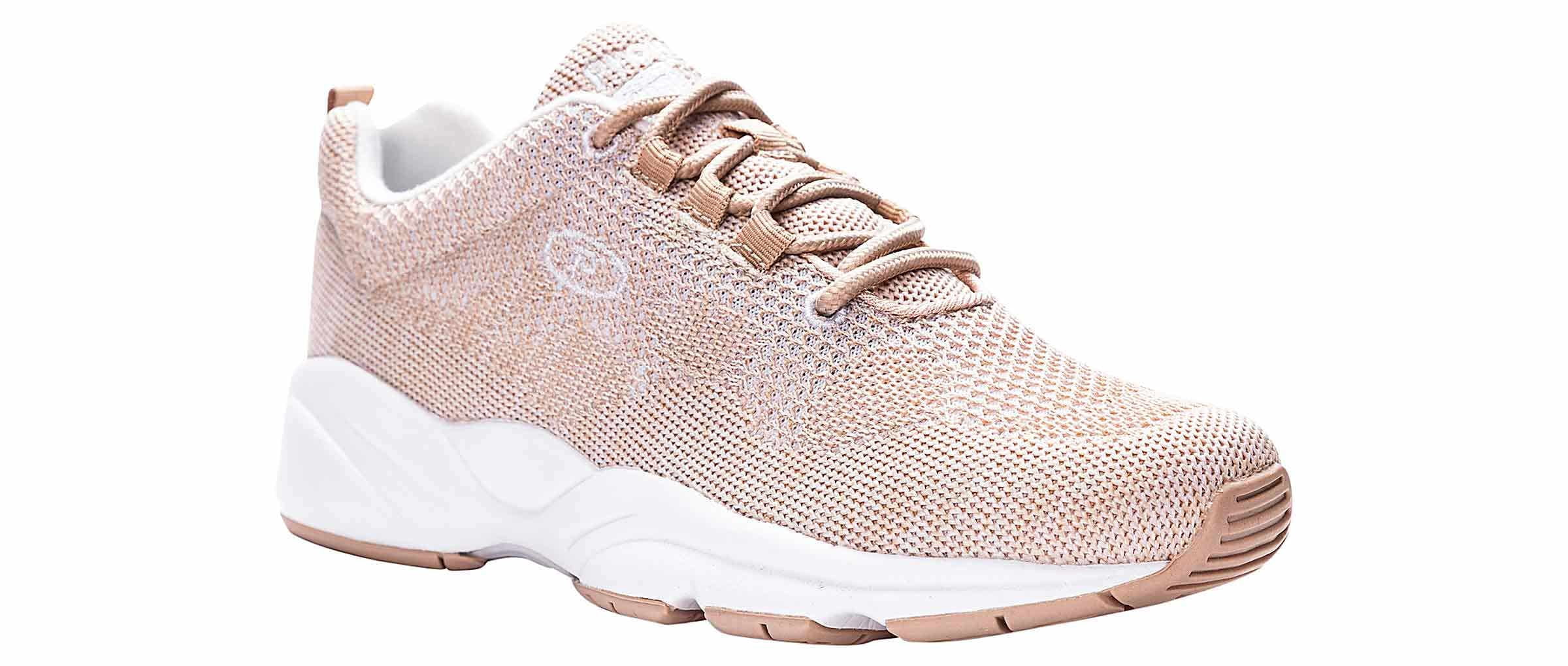 Propét Women's Stability Fly Sneaker Sand/White - Walmart.com