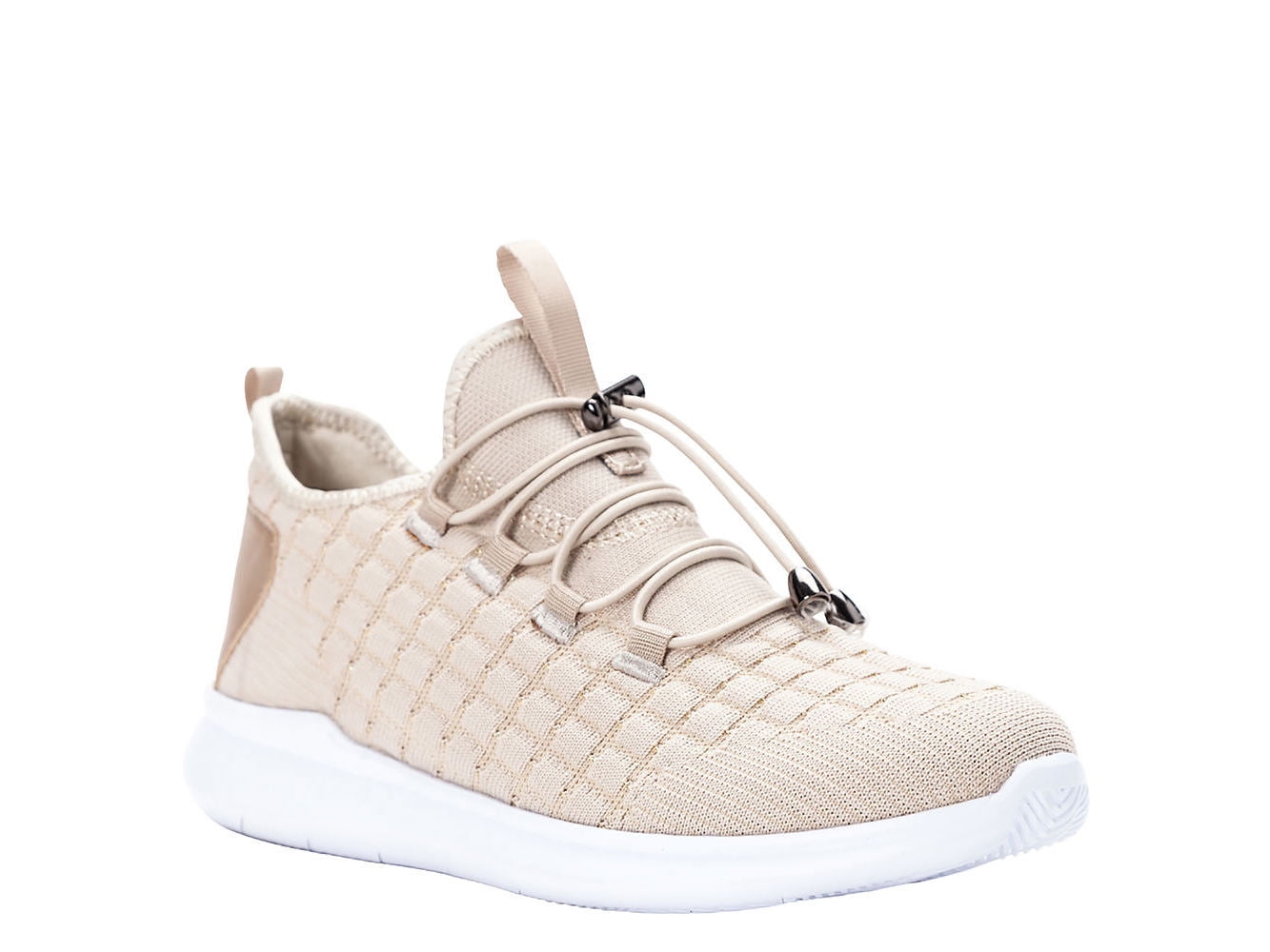 Propet Women's TravelBound Shoes 4E(XX) Cream Metallic Women's Shoe 7.5 ...