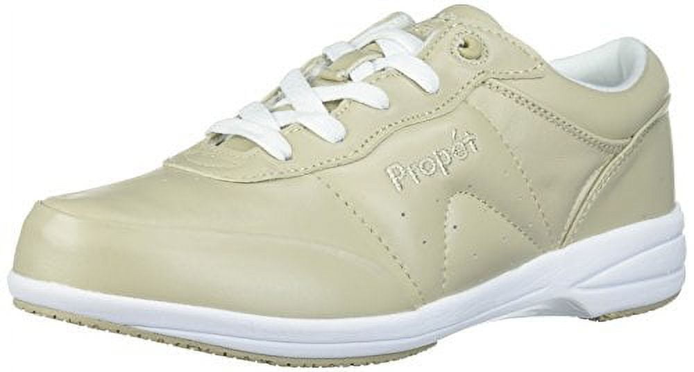 Propet Women's Washable Walker Walking Shoe, SR Bone/White, 7.5 S US ...