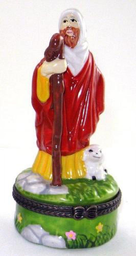 Prophet Moses the Good Shepherd Porcelain Hinged Trinket Box - Walmart.com