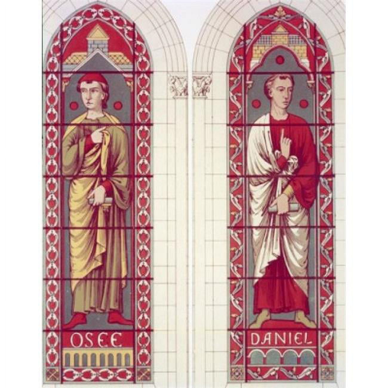 Prophets the Hosea & Daniel 13th Century Stained Glass Stained Glass ...