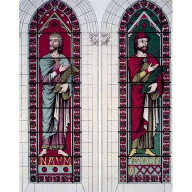 Prophets the Nahum & Micah 13th Century Stained Glass Stained Glass ...