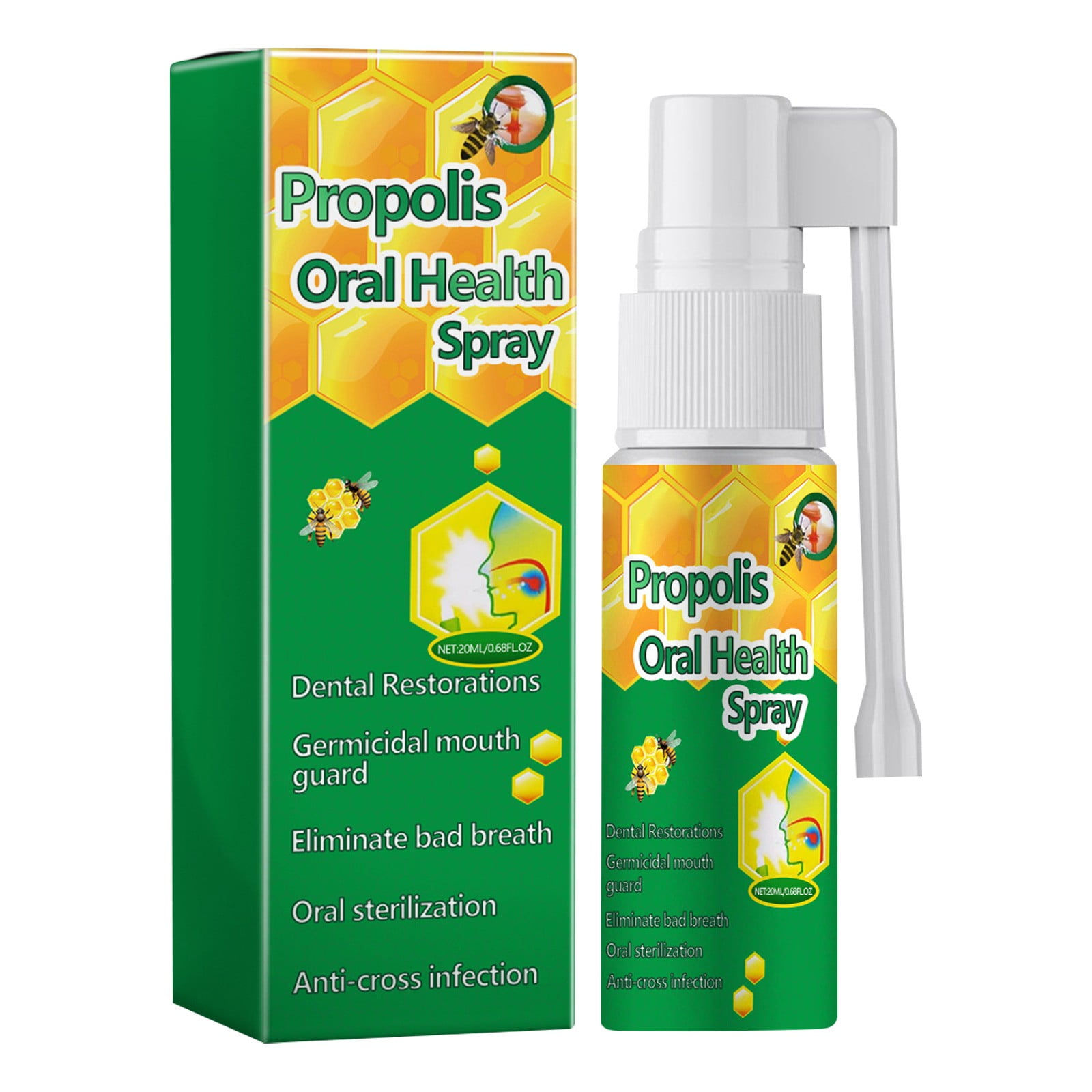 Propolis Oral Health Spray, Deep Teeth Cleaning Spray, Oral Breath ...