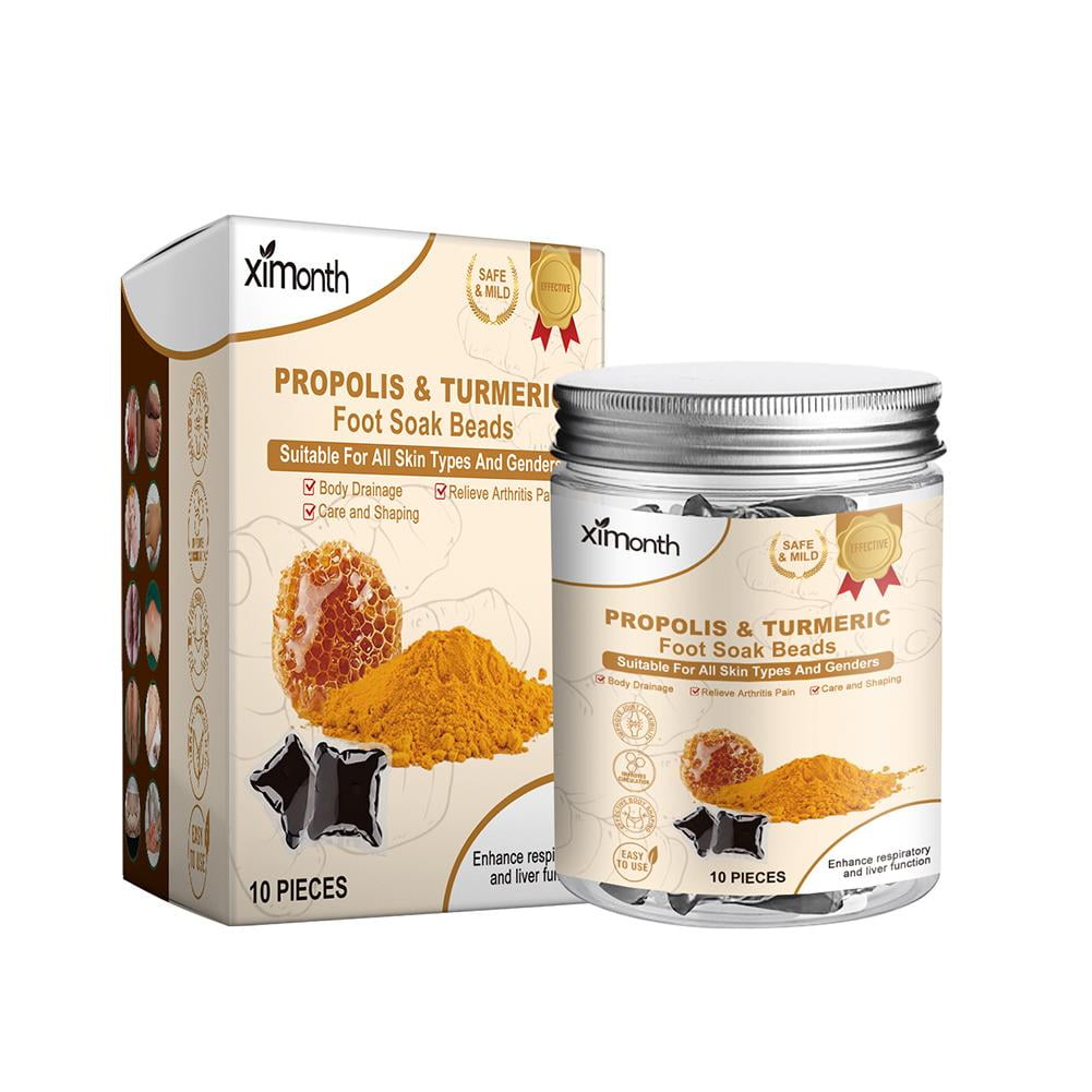 Propolis Turmeric Root Foot Soak Beads Improve Leg Circulation Deep ...