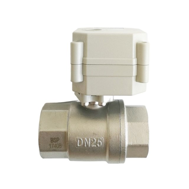 Proportional Valve 2 Way Brass 1'' DN25 Regulating Valve DC9-24V 5 Wires For Water Control ...
