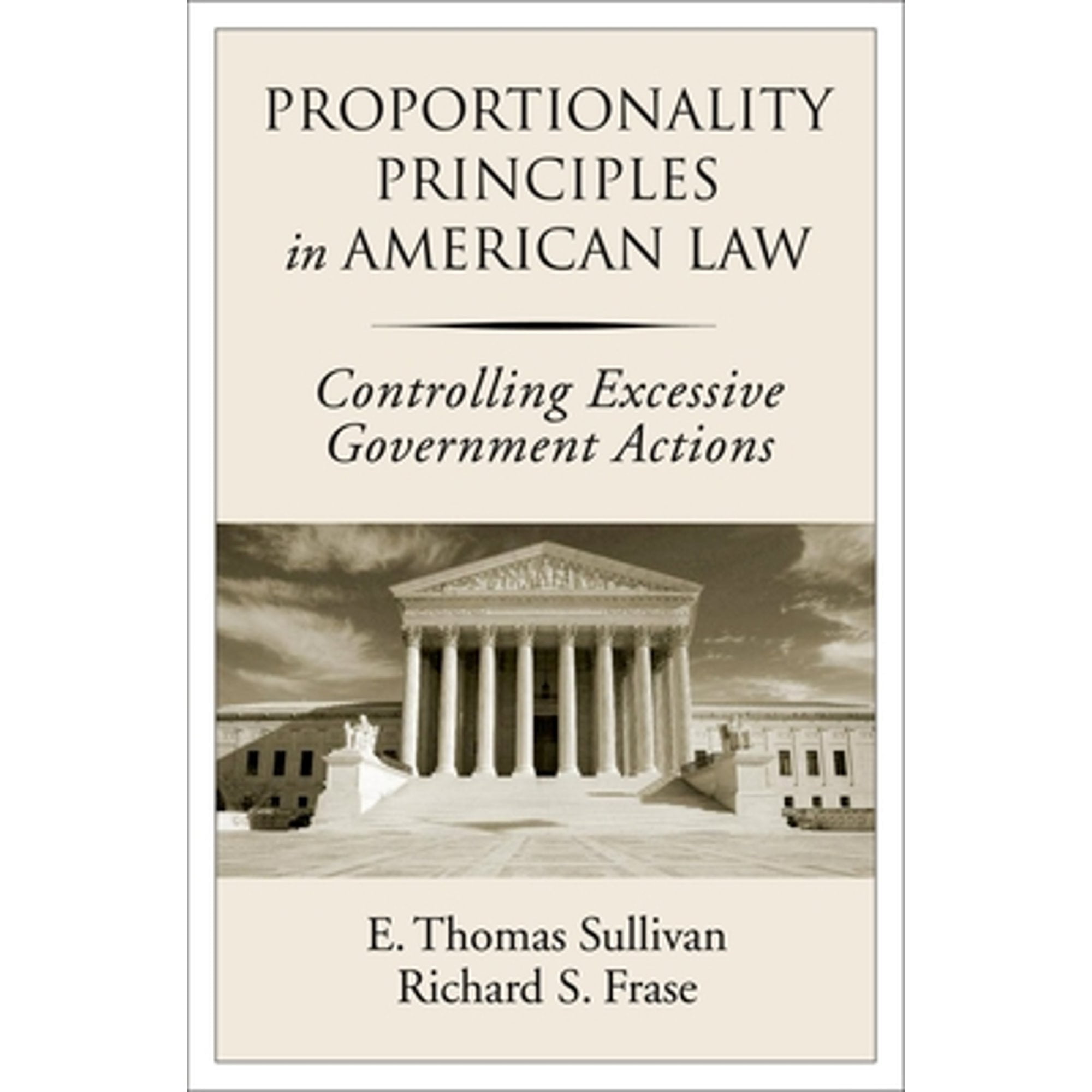 Pre-Owned Proportionality Principles in American Law: Controlling ...