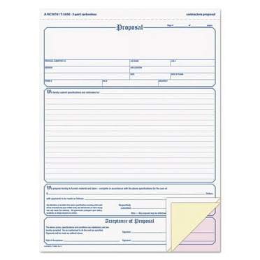 Bill Of Lading,16-Line, Three-Part Carbonless, 8.5 X 11, 1/page, 50 ...