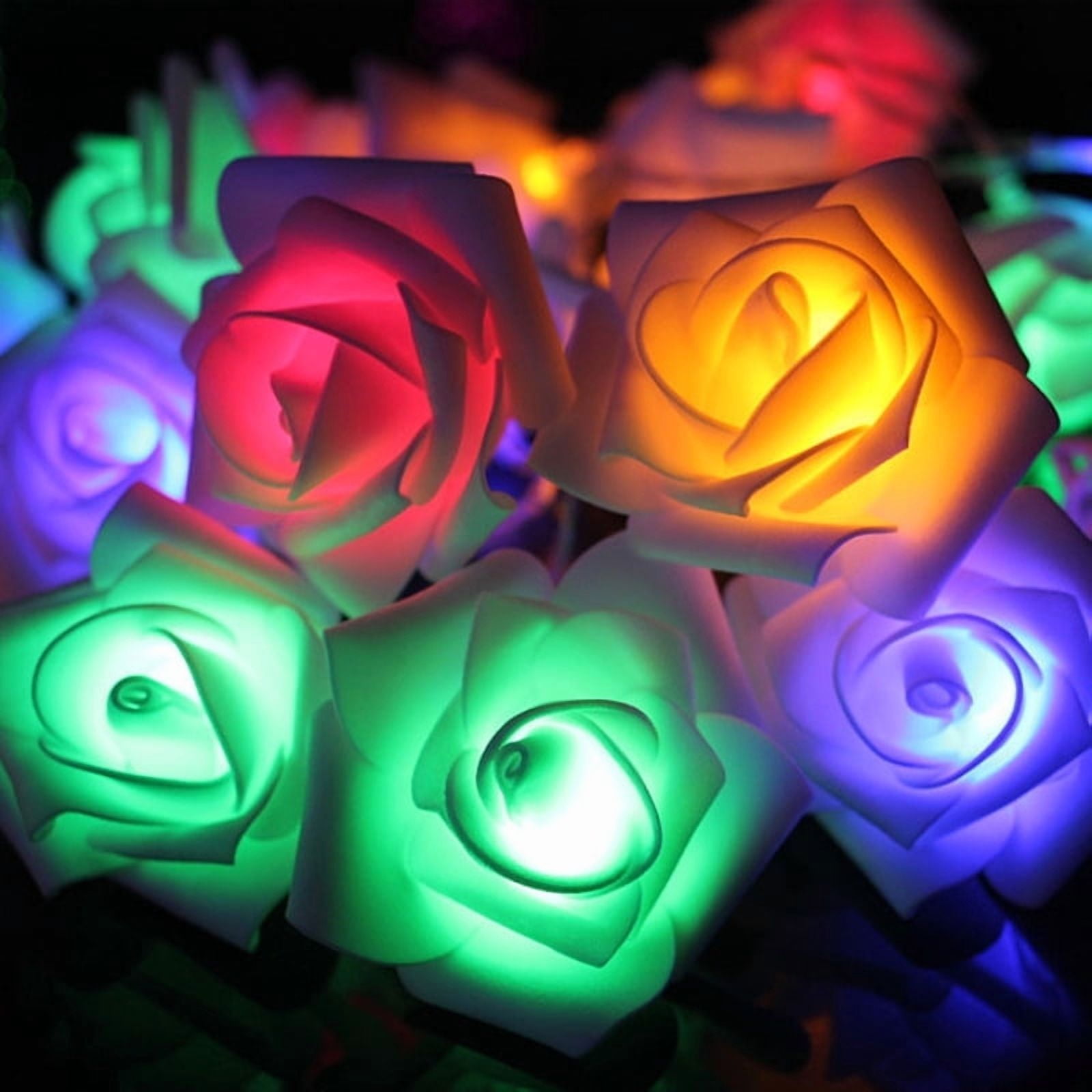 Proposal Marry Me Rose String Lights - 5 ft 20 LED Battery Operated ...
