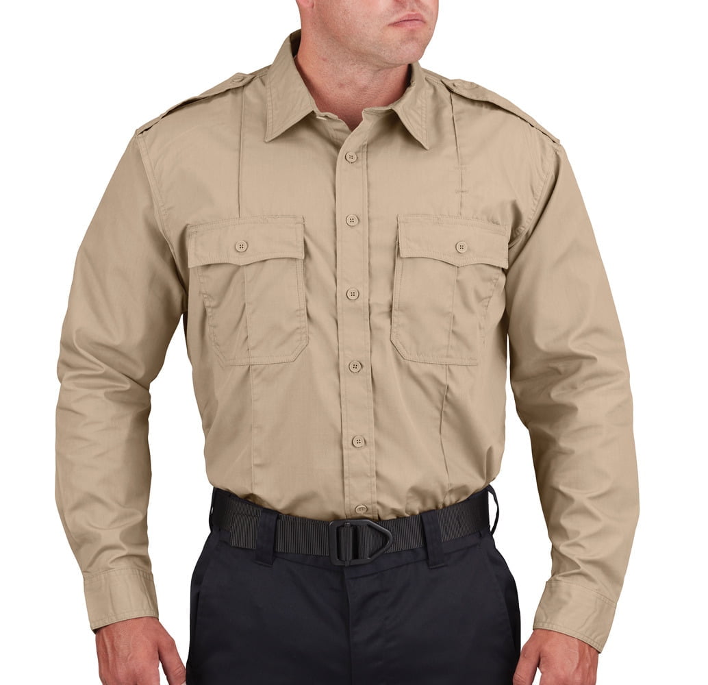 Propper Men's Ls Class B Shirt Khaki S3 - Walmart.com