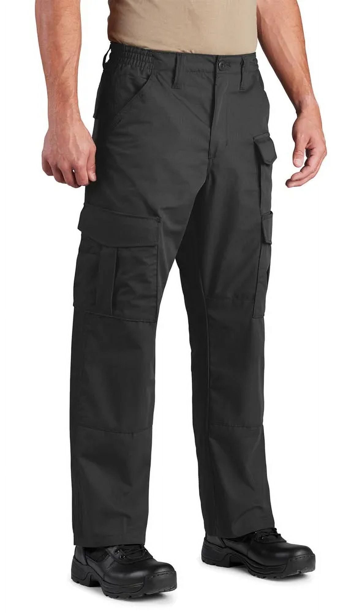 Propper Men's Stretch Waist Cargo Work Pant-Charcoal - Walmart.com