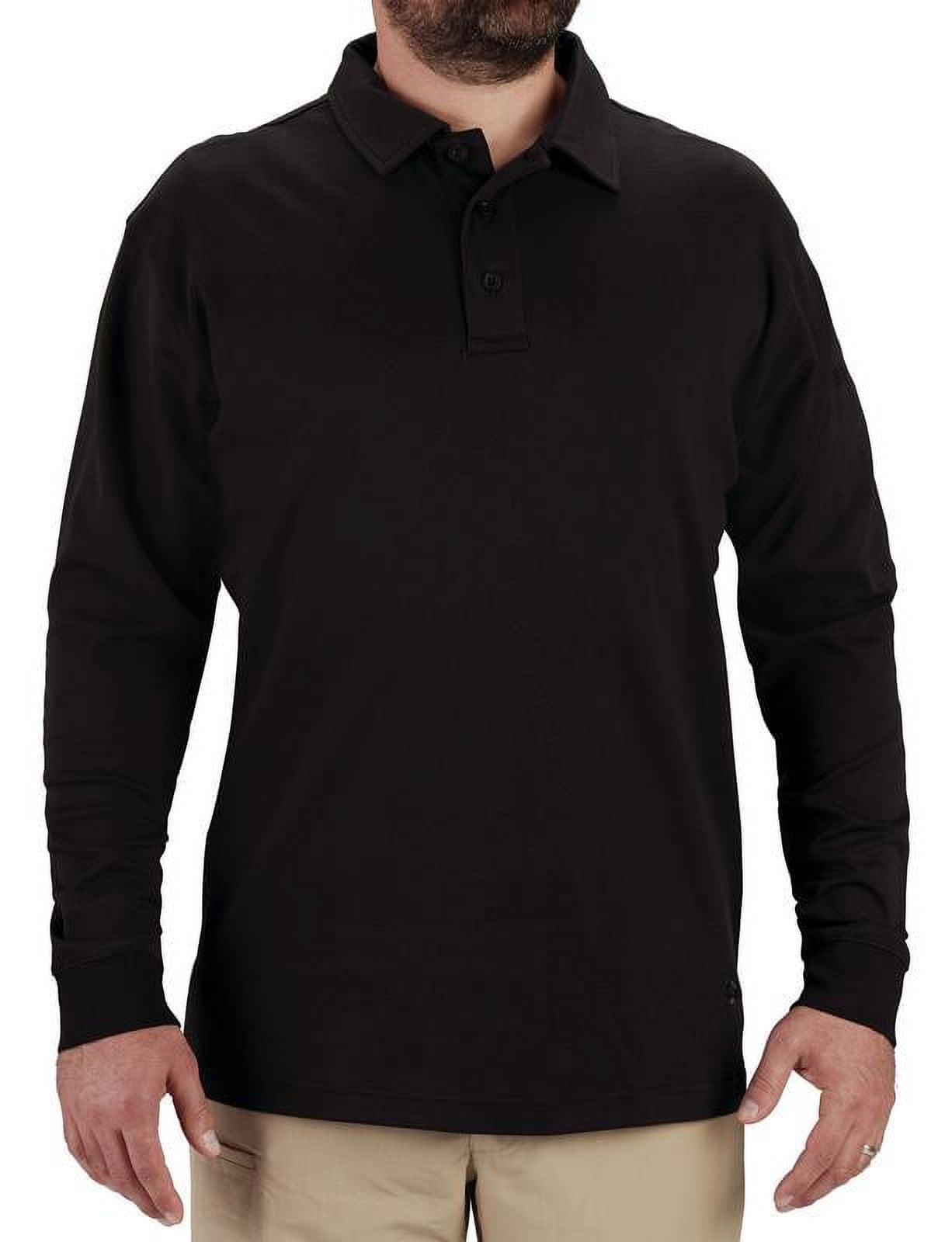 Propper Men's Uniform Cotton Long Sleeve Polo - Walmart.com