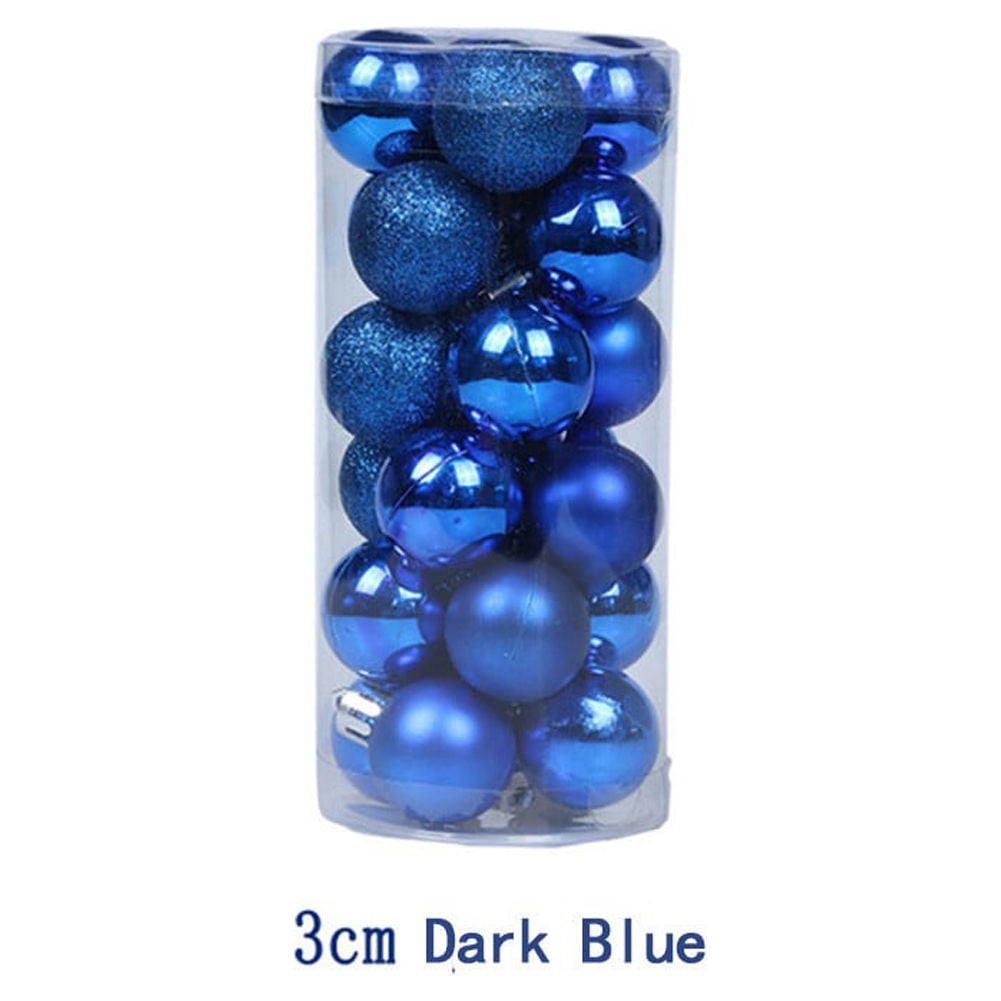 Props 24Pcs Ball Baubles Christmas Tree Shiny Wedding Birthday ...