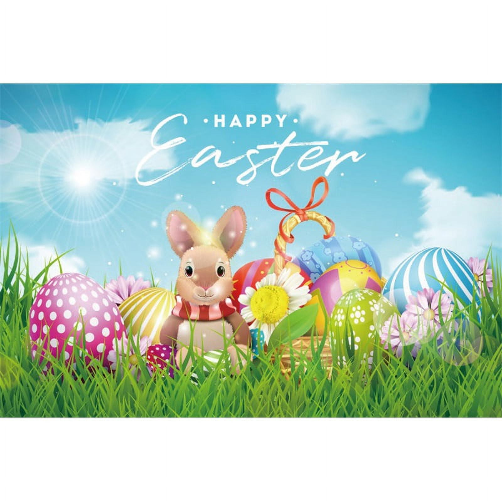 Props Booth Photo Party Hunt Birthday Kids Background Sky Blue Flower ...