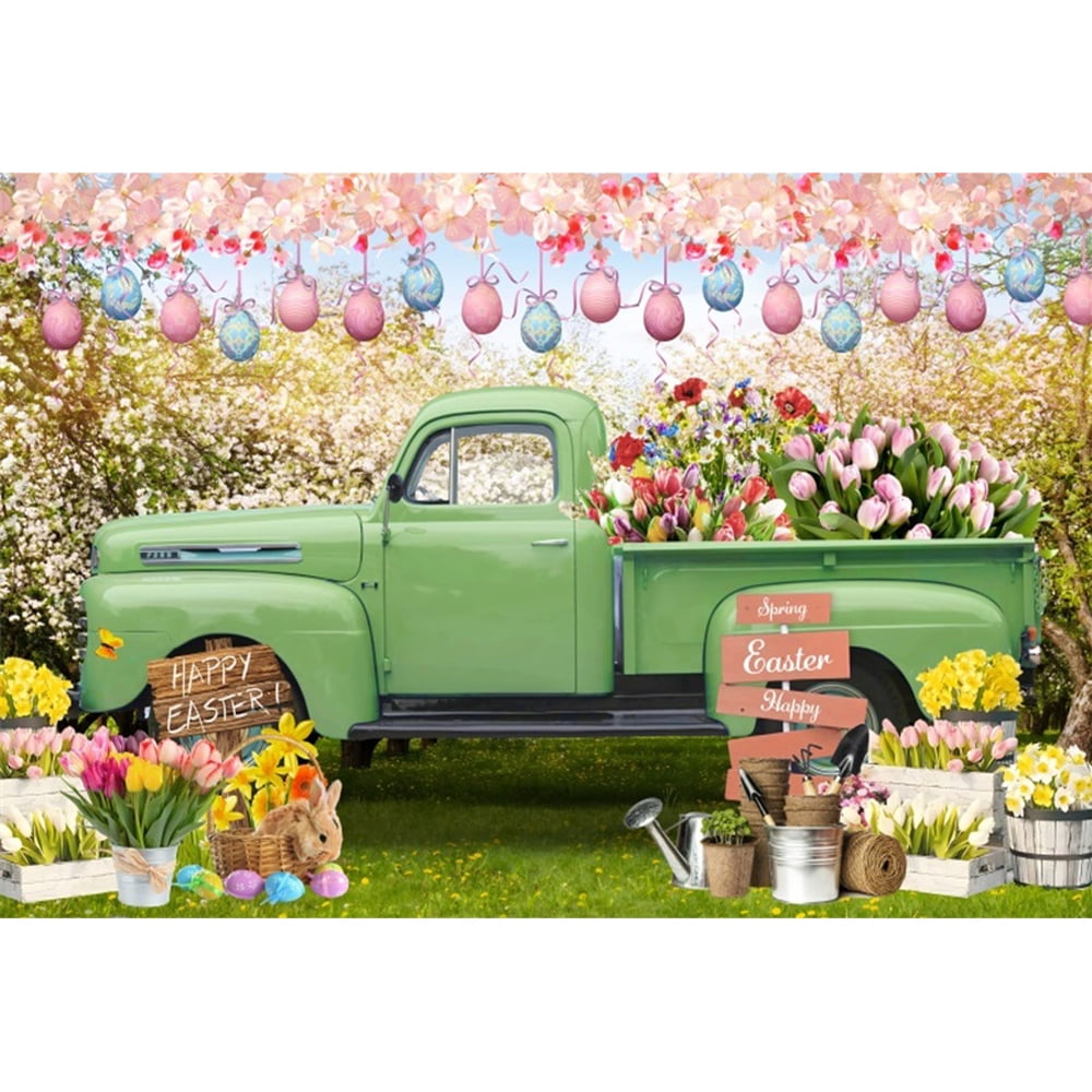 Props Booth Photo Party Hunt Birthday Kids Background Sky Blue Flower ...