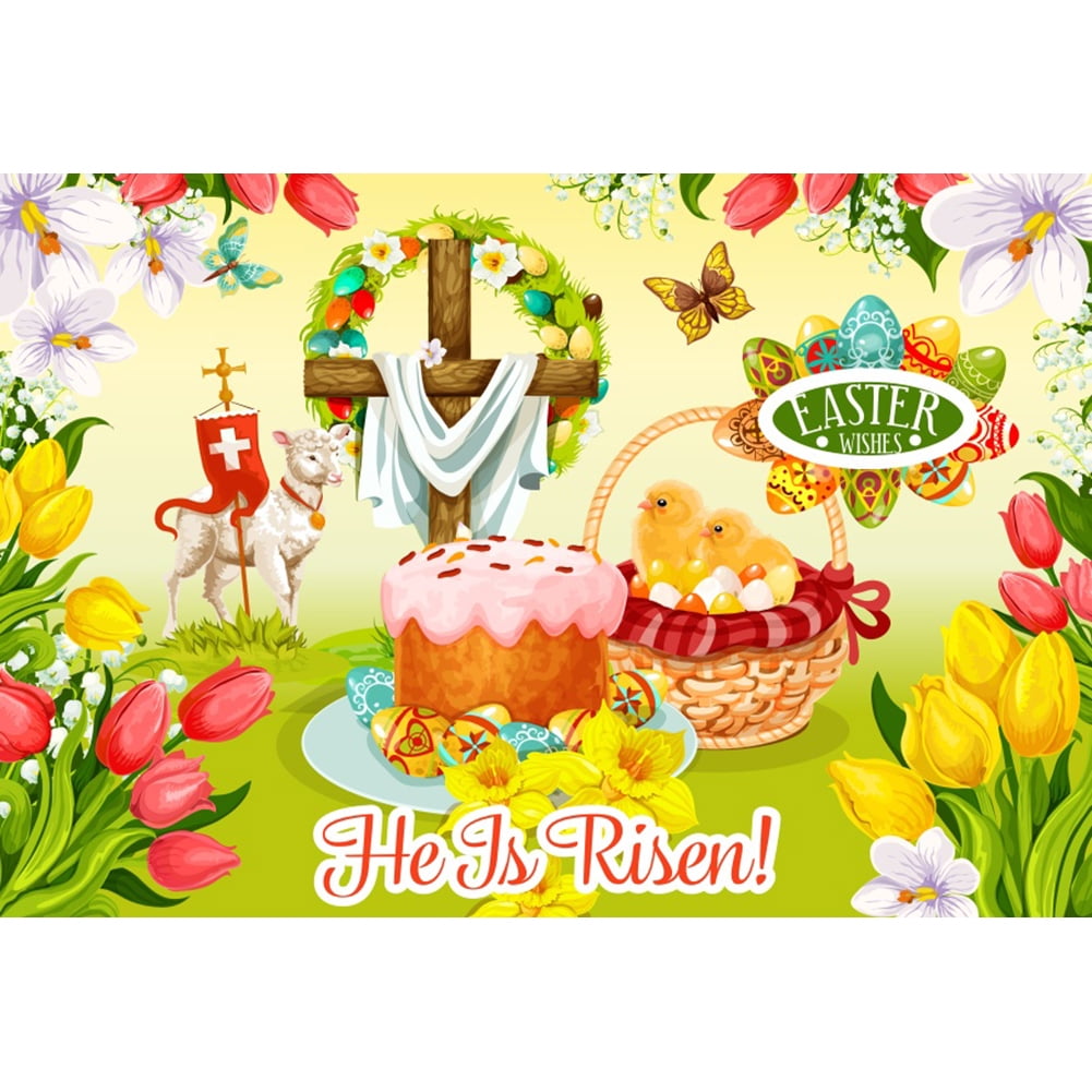 Props Booth Photo Party Hunt Birthday Kids Background Sky Blue Flower ...