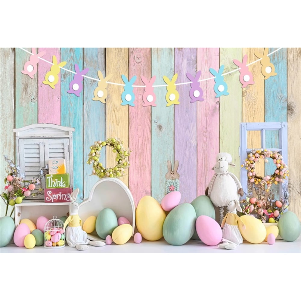 Props Booth Photo Portrait Baby Background Floral Grass Green Bunny ...