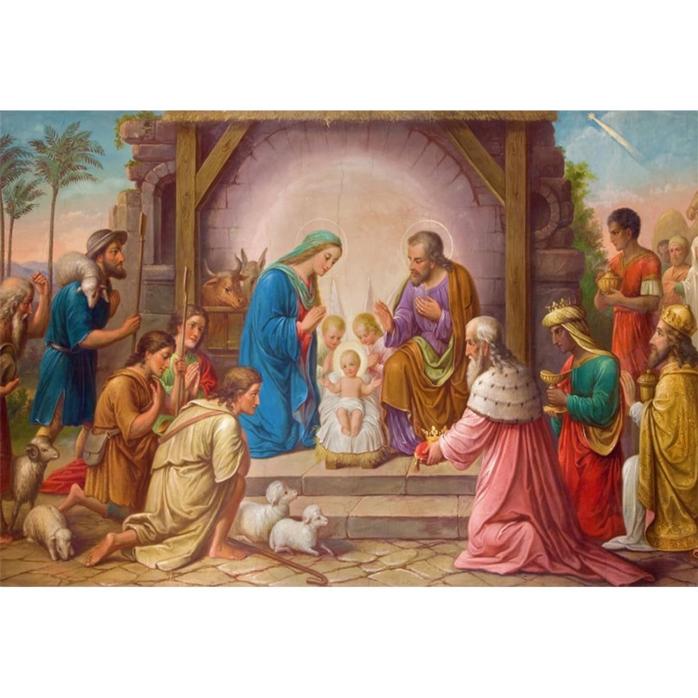 Props Studio Photo Background Photography Jesus of Birth Holy r Shower ...