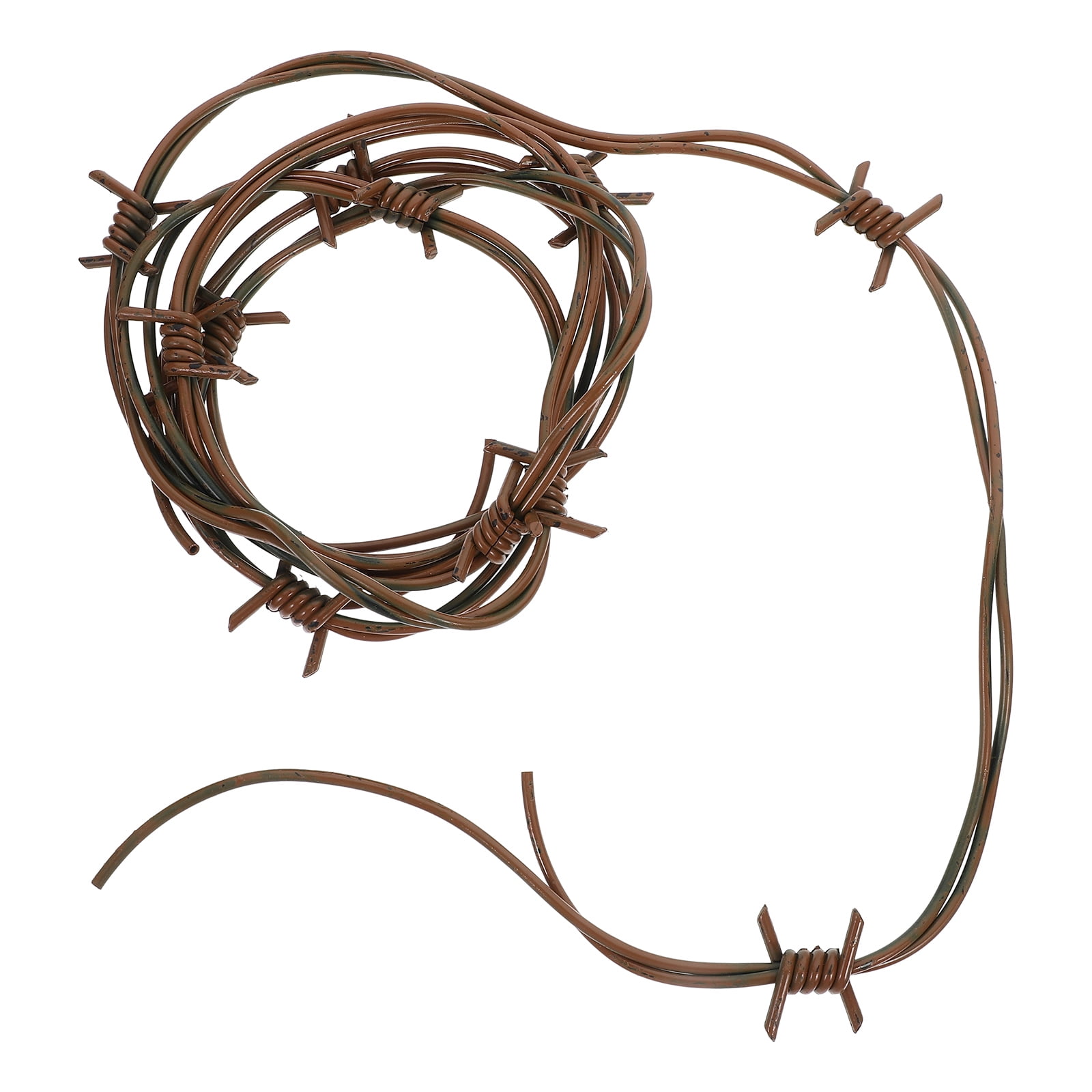 Props Toys Simulation Barbed Wires Funny Ornament Rusted Barb Wire Prop ...