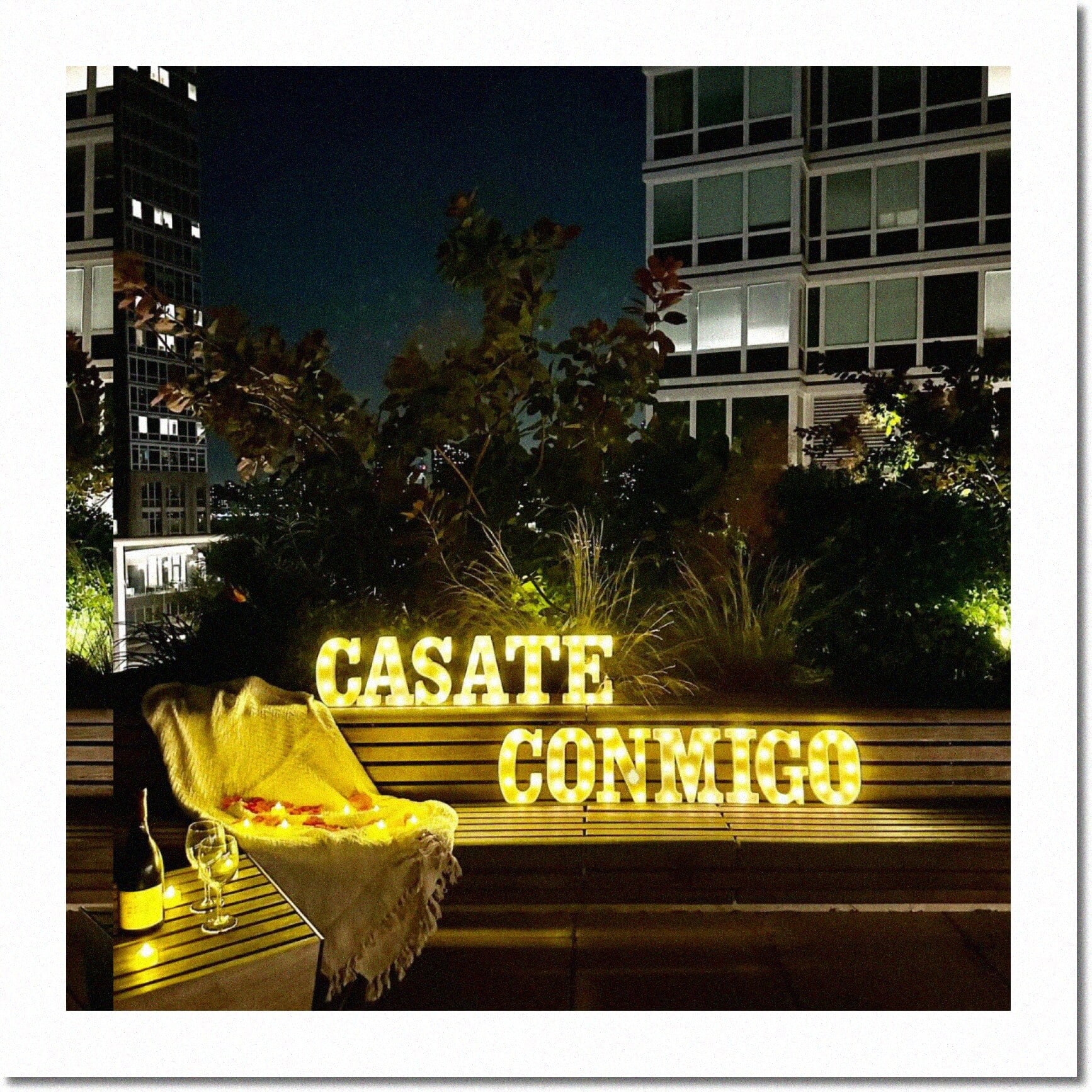 Propuesta de Amor Marquee Letters - Spanish Marry Me Light Up Letters - Will You Marry Me Sign ...