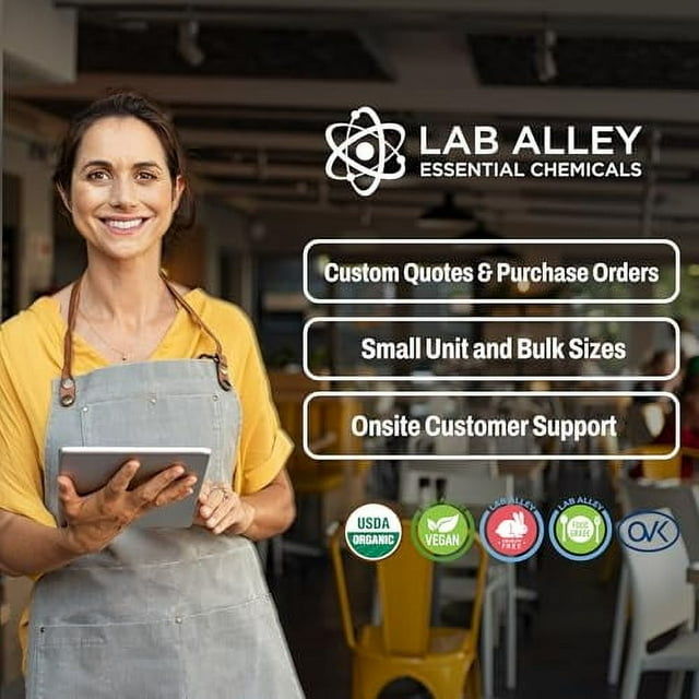 Propylene Glycol 99.5% USP/NF/FCC/Food Grade, Kosher Certified, Halal ...