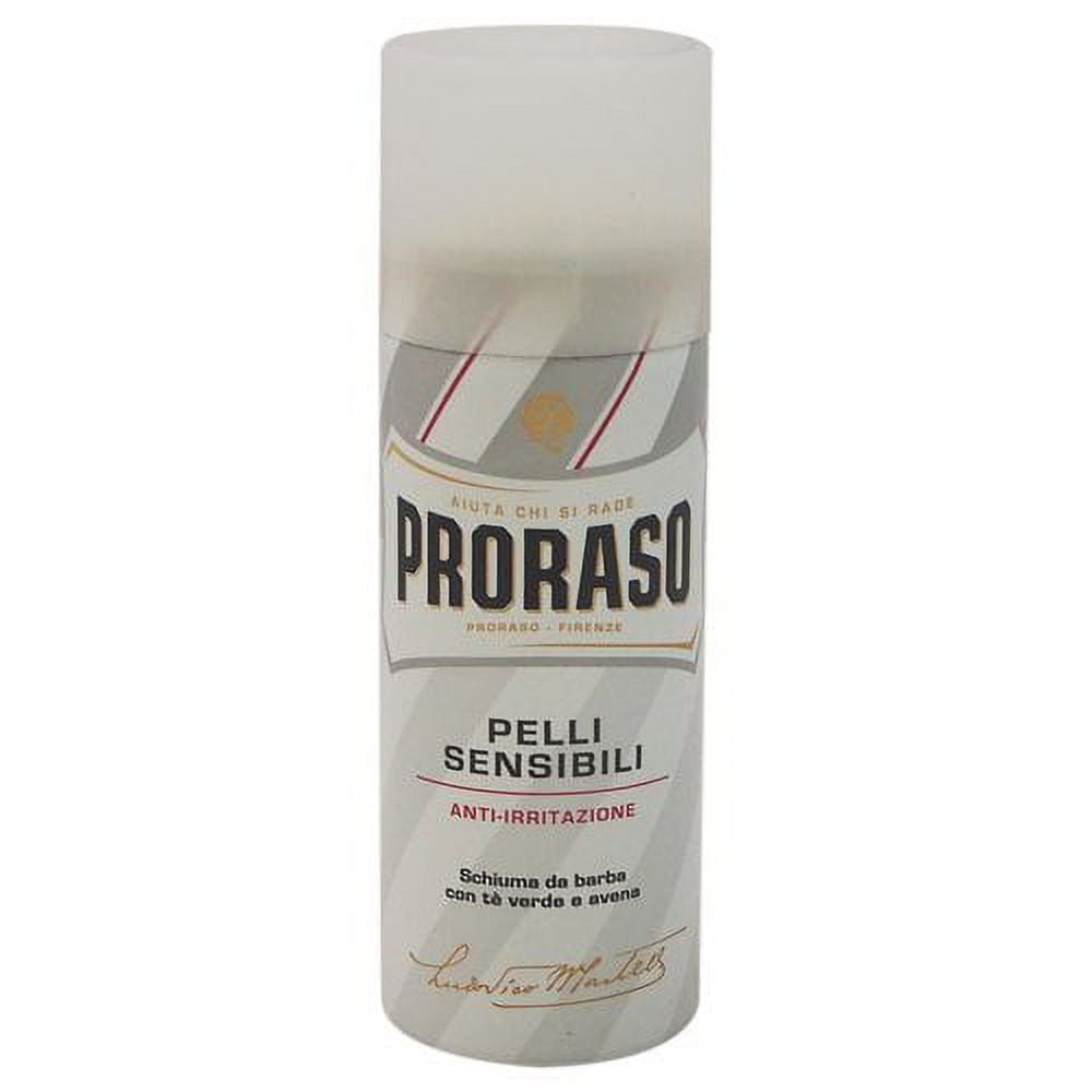 Proraso Sensitive Skin Anti-Irritation Shaving Foam for Men with Green ...