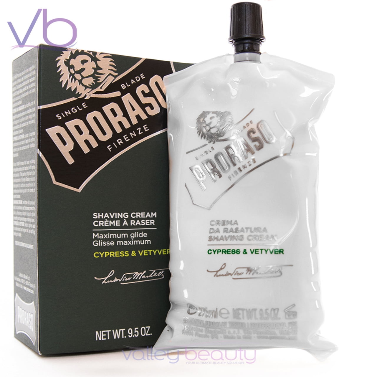 Proraso Single Blade Cypress & Vetyver Shaving Cream 100ml - Walmart.com