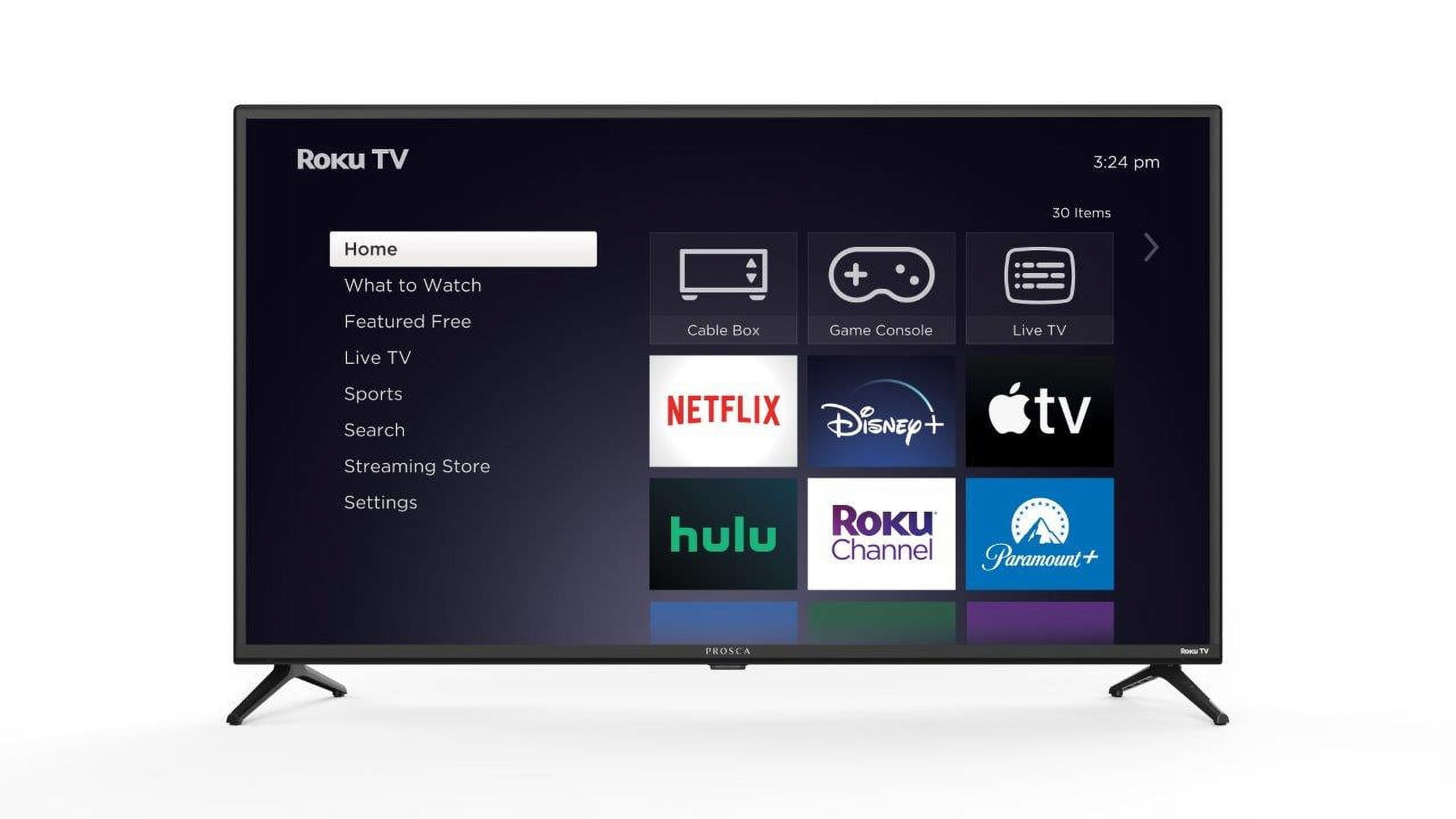 Proscan 42" Class Full HD 1080P ROKU Smart TV, Black, PTR4266 - Walmart.com