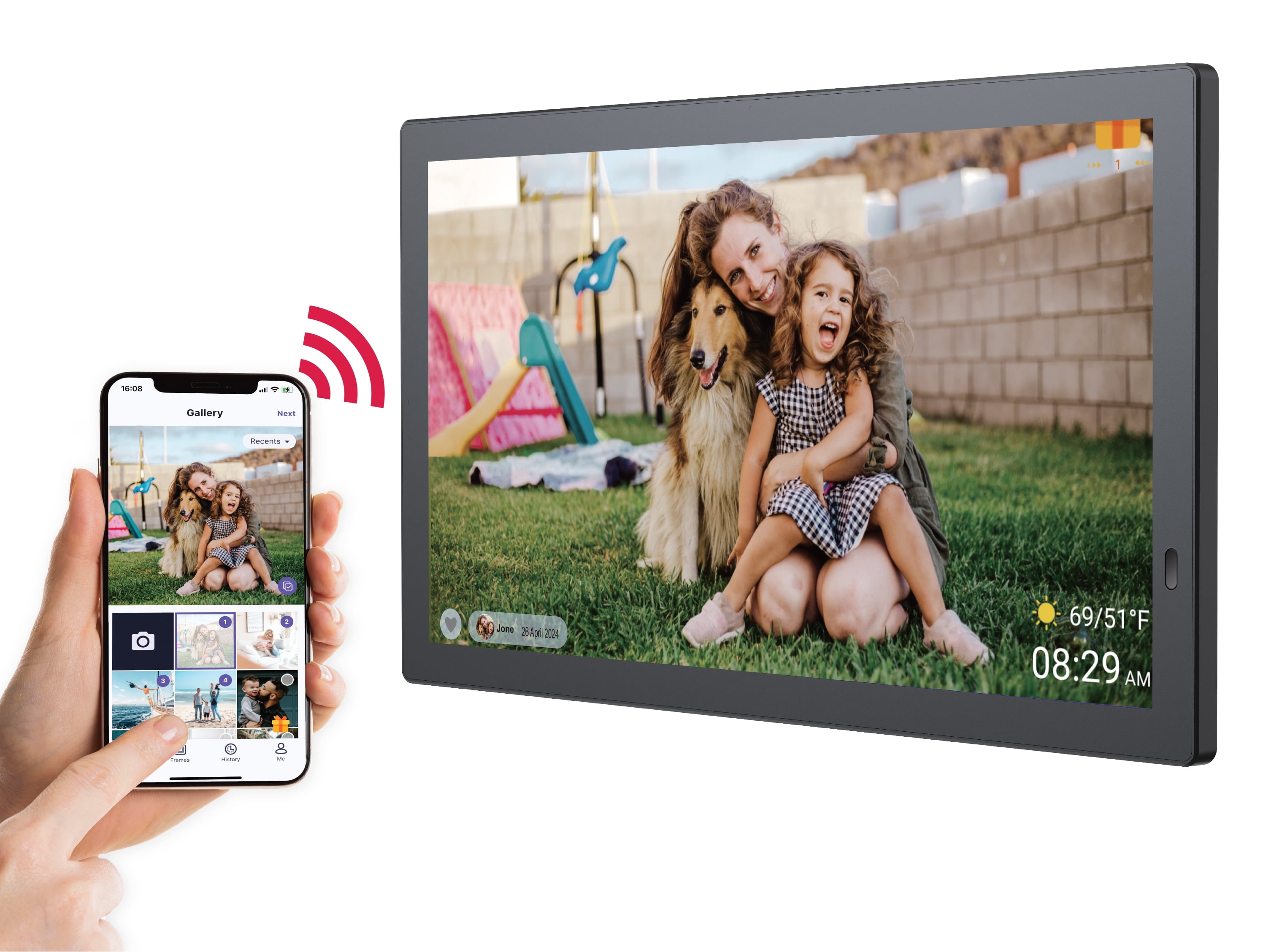 Proscan Elite 21..5” Wi-Fi Digital Picture Frame - Walmart.com