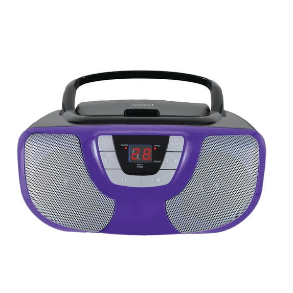 Proscan PRCD1025 CD Boombox AM/FM Radio, Purple - Walmart.com