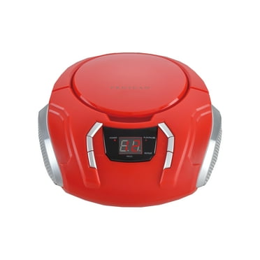 GPX Portable CD Player Boombox with AM/FM Radio, LED Display, BC232R ...