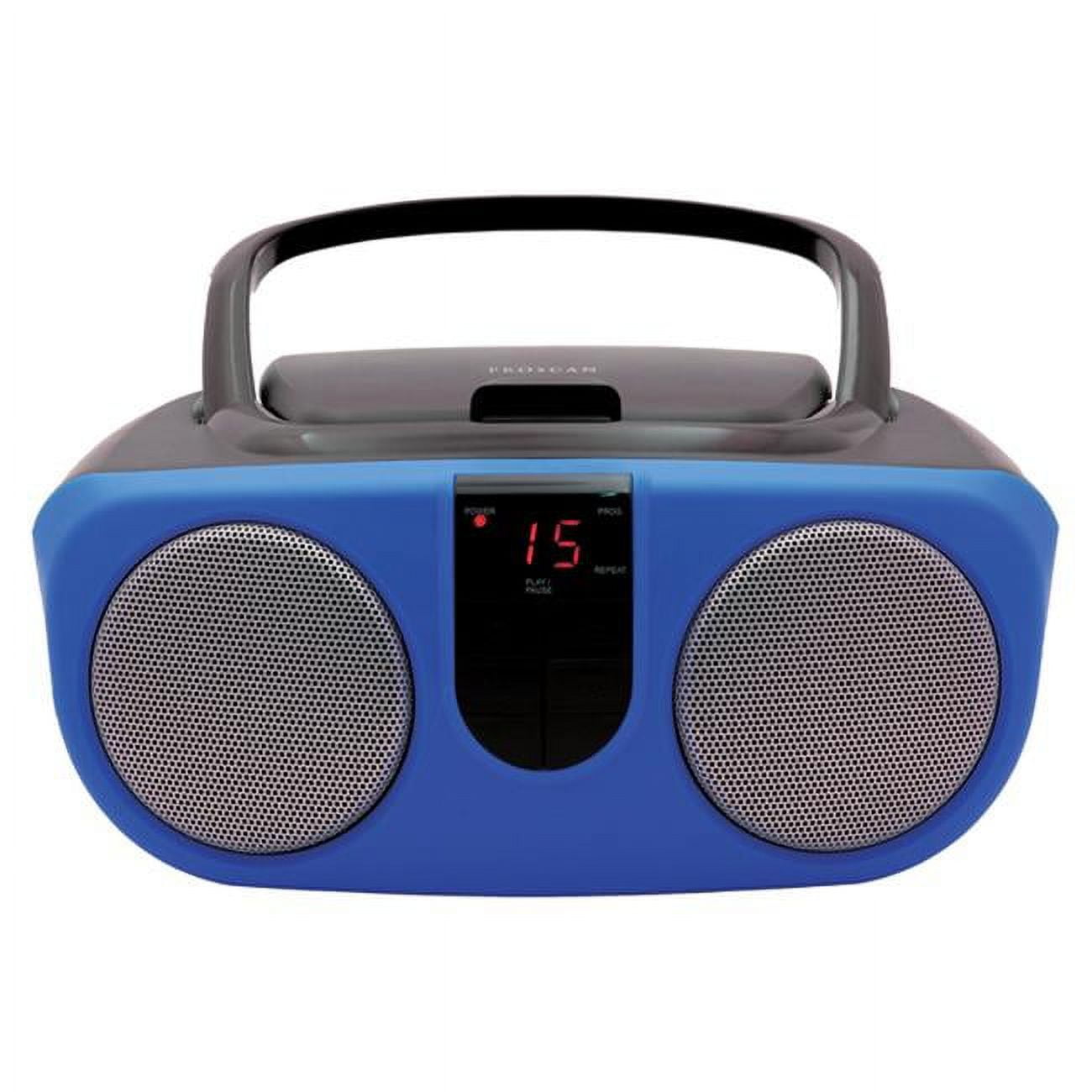 Proscan Portable CD Radio Boombox, Blue, PRCD243M - Walmart.com