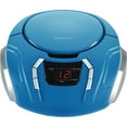 Proscan Portable CD Radio Boombox, Blue, PRCD261 - Walmart.com