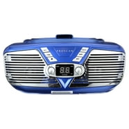 onn Portable FM Boombox with LED Lighting - Walmart.com