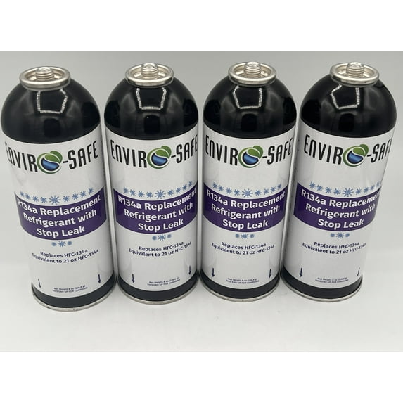 R134a Replacement Refrigerant with Stop leak, 4 cans - Walmart.com