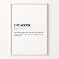 Prosecco Definition Quote Wall Art, Stretched Canvas - Walmart.com
