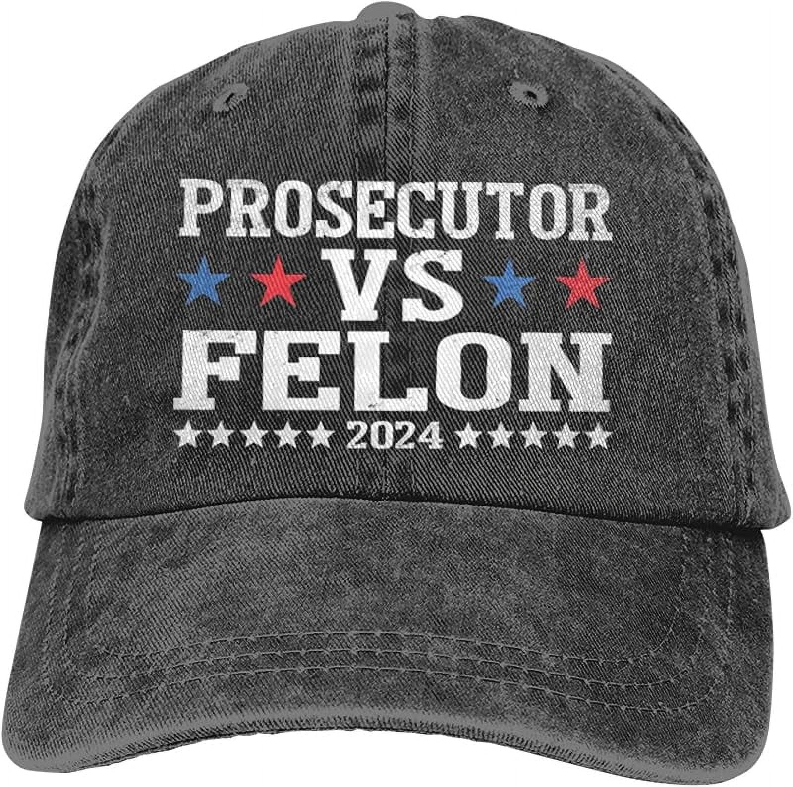 Prosecutor Vs Felon 2024 Hat Baseball Hat Retro Cap Men Women - Walmart.com